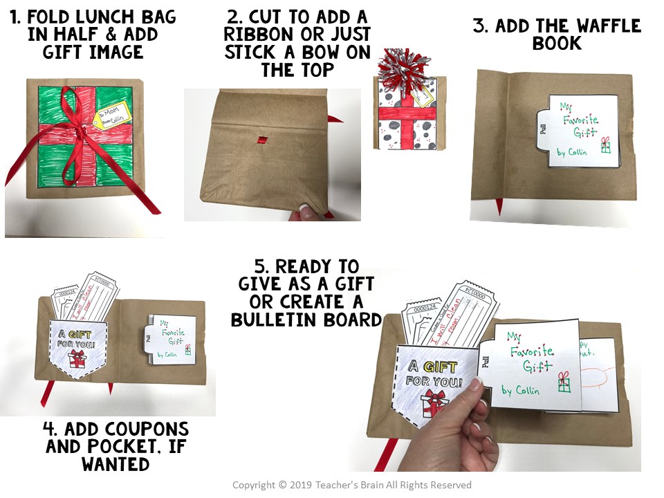 Christmas Gift Craftivity or Bulletin Board for Kids - Teacher's Brain