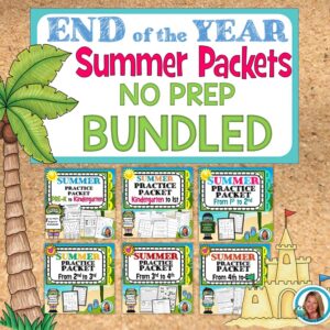 Spring Break Packets for HOME Practice - Teacher's Brain