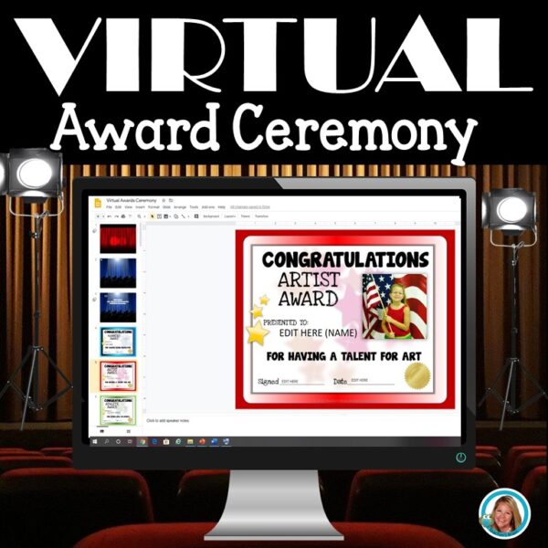 End of the Year Awards | VIRTUAL Award Ceremony GOOGLE™ Slides ...