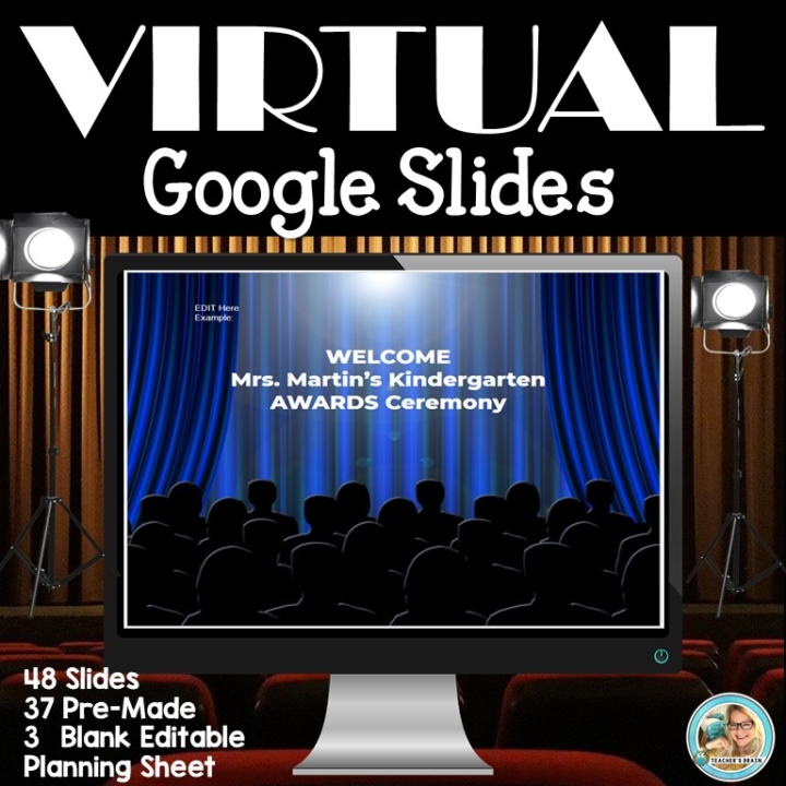 End of the Year Awards | VIRTUAL Award Ceremony GOOGLE™ Slides ...