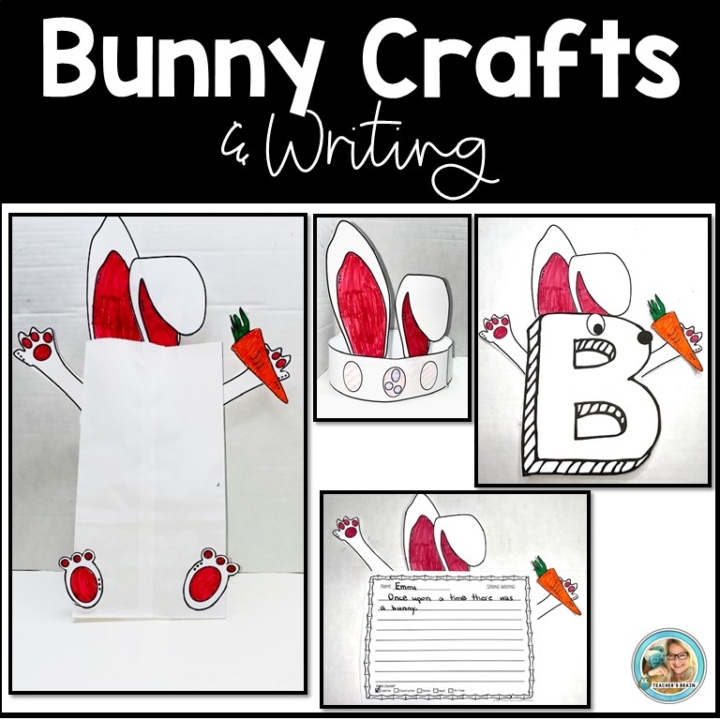 Bunny Crafts for Spring or Easter | Writing Activities - Teacher's Brain
