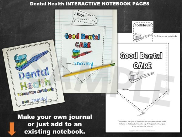 Dental Health Activities | Tooth Chart and Pocket - Teacher's Brain Blog