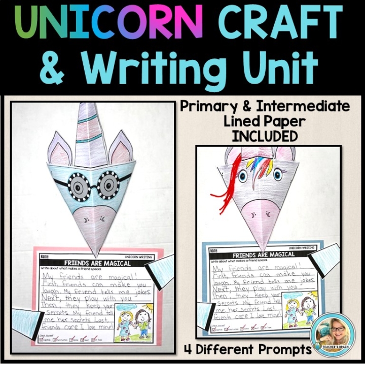 Thelma the UNICORN Craft | Writing Unit - Teacher's Brain