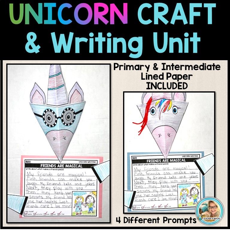 Thelma the UNICORN Craft | Writing Unit - Teacher's Brain