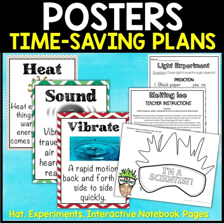Forms of Energy Activities | Worksheets on Light, Heat, Sound - Teacher ...