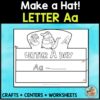 Alphabet Review Worksheets | LETTER A Center Activities - Teacher's ...