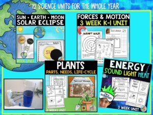 Science Curriculum kindergarten and 1st Grade Yearlong BUNDLE - Teacher ...