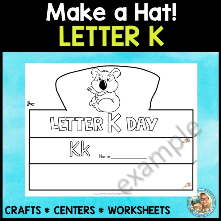 LETTER K Activities | Crafts & Worksheets for Centers - Teacher's Brain