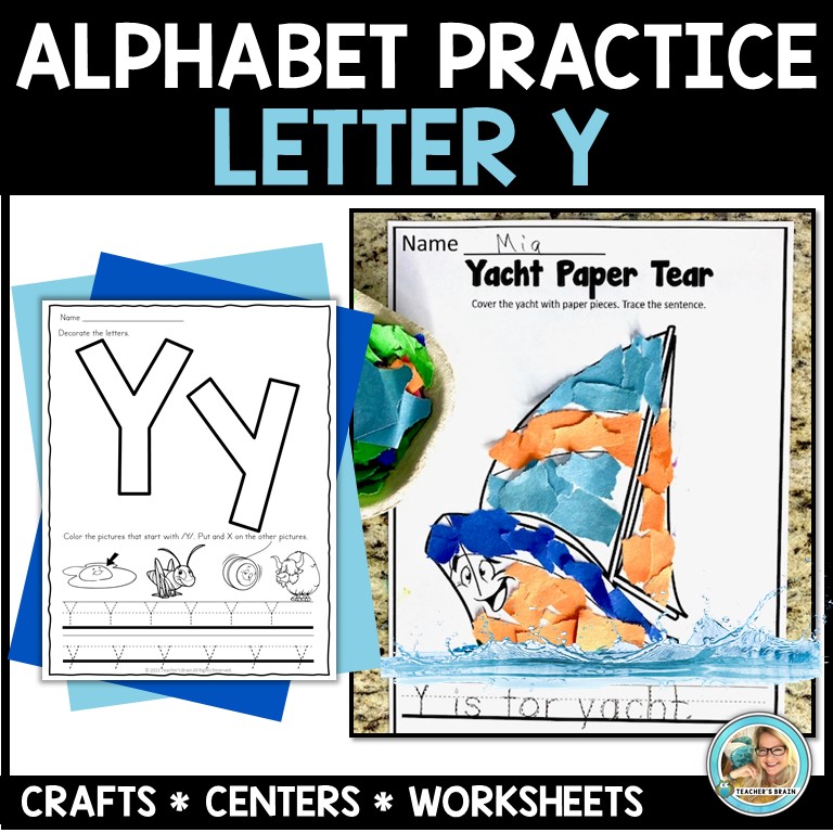 LETTER Y Activities | Crafts & Worksheets for Centers - Teacher's Brain