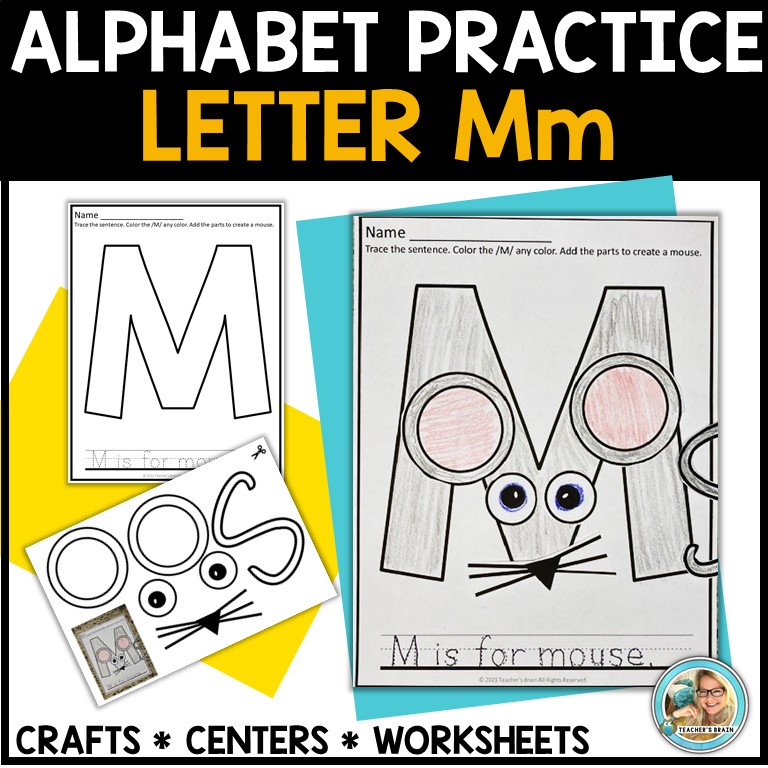 LETTER M Activities | Crafts & Worksheets for Centers - Teacher's Brain