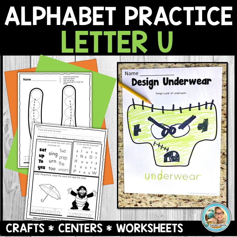 LETTER U Activities | Crafts & Worksheets for Centers - Teacher's Brain