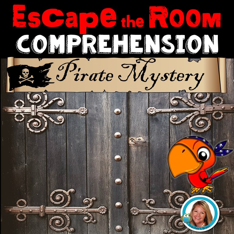 Pirate Themed Escape Room | Team Building | Comprehension - Teacher's Brain