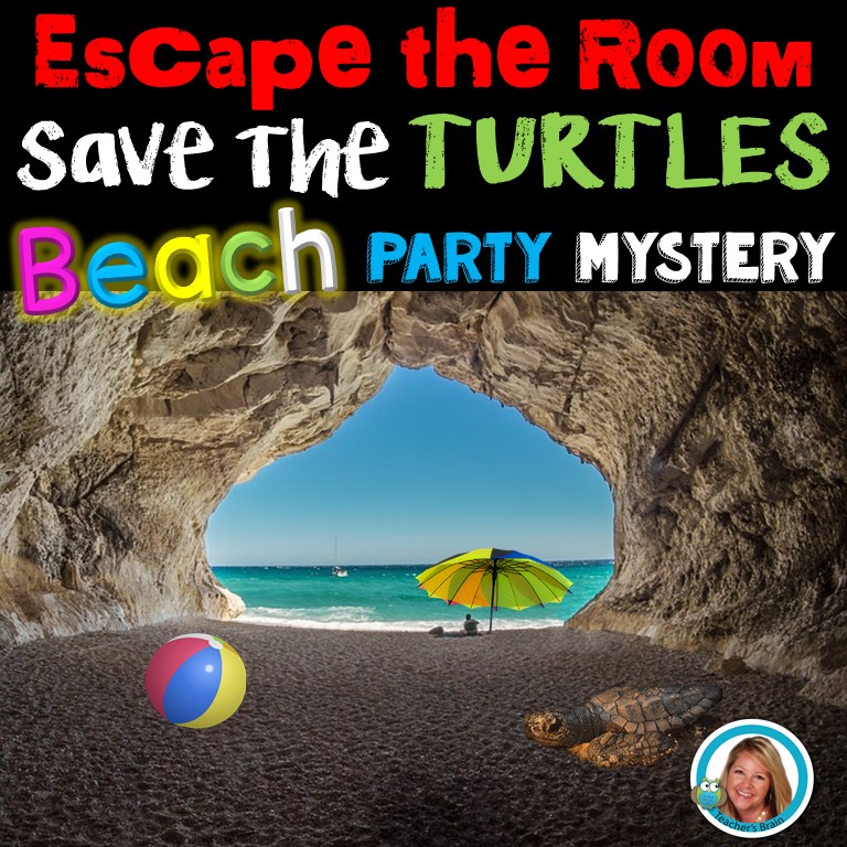 End of the Year ESCAPE ROOM | BEACH PARTY - Teacher's Brain