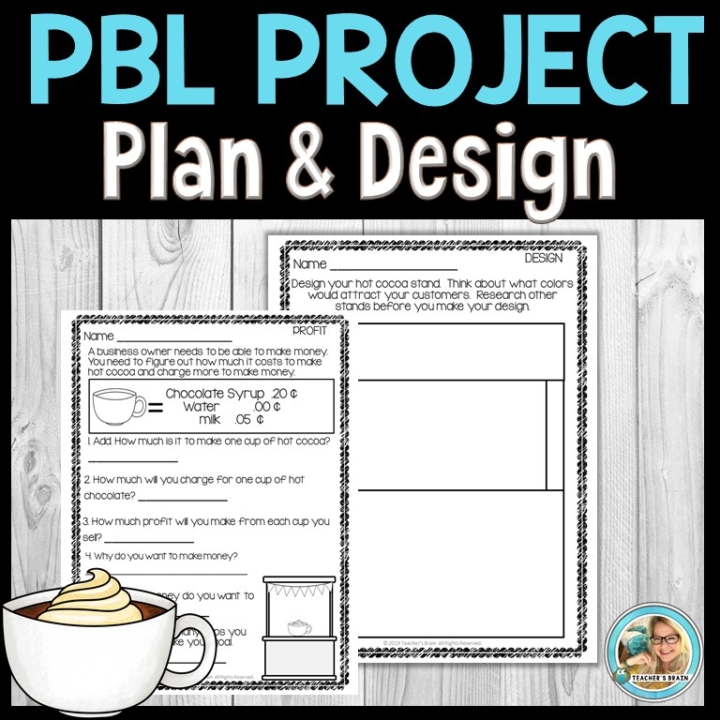 Christmas Project Based Learning | Hot Chocolate Stand PBL - Teacher's ...
