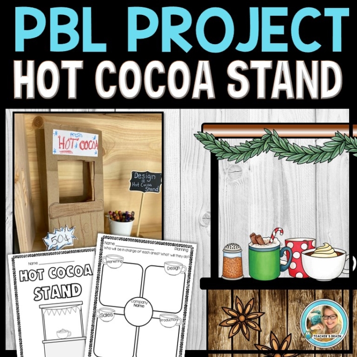 Christmas Project Based Learning | Hot Chocolate Stand PBL - Teacher's ...