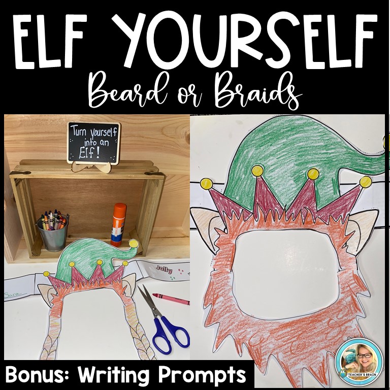 Elf Yourself Craft | Headband Craft with Writing - Teacher's Brain