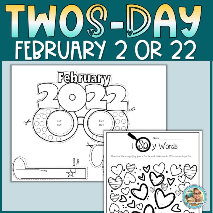 TWOs-Day Celebration with Number 2 - Teacher's Brain