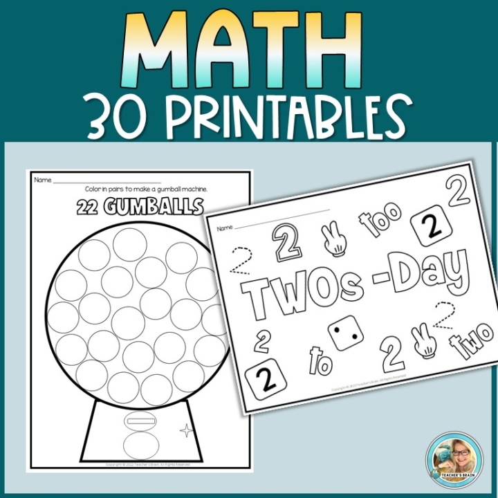 TWOs-Day Celebration with Number 2 - Teacher's Brain