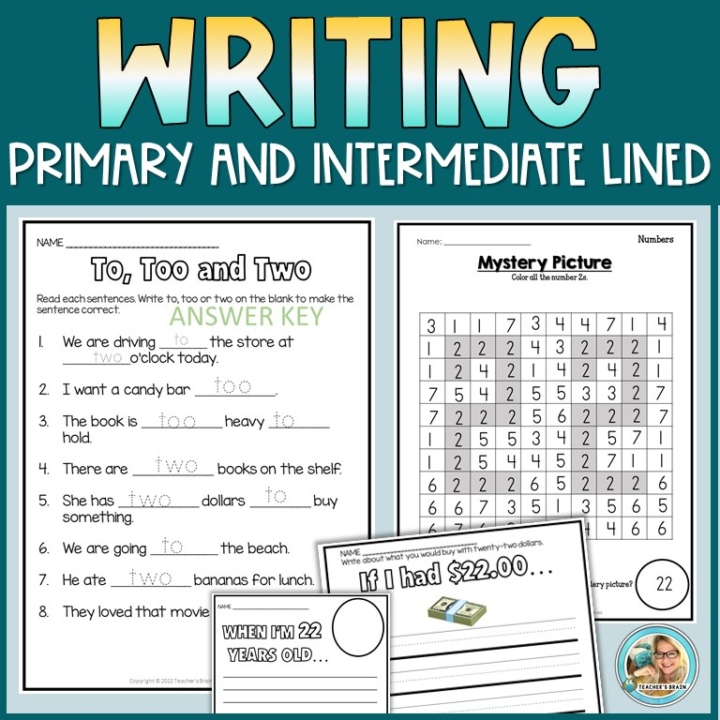 TWOs-Day Celebration with Number 2 - Teacher's Brain
