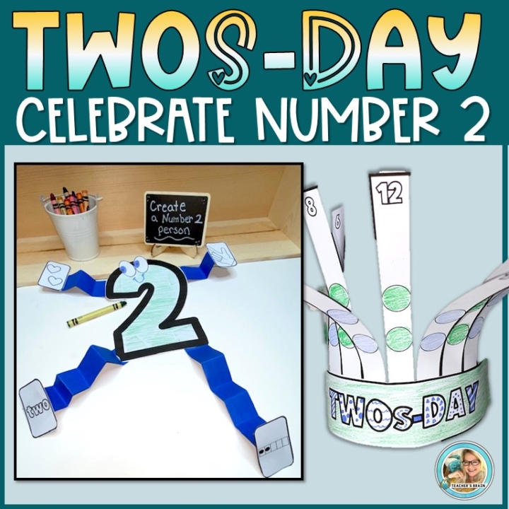 TWOs-Day Celebration with Number 2 - Teacher's Brain