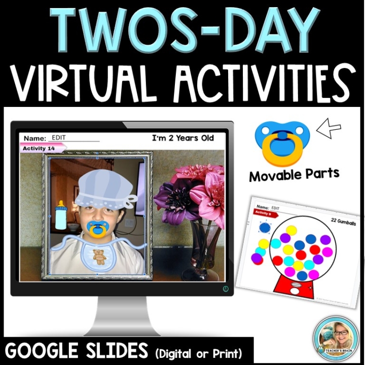 TWOs-Day VIRTUAL | 2s Day | Google Slides PRINT OPTION | TWOSDAY 2022 ...