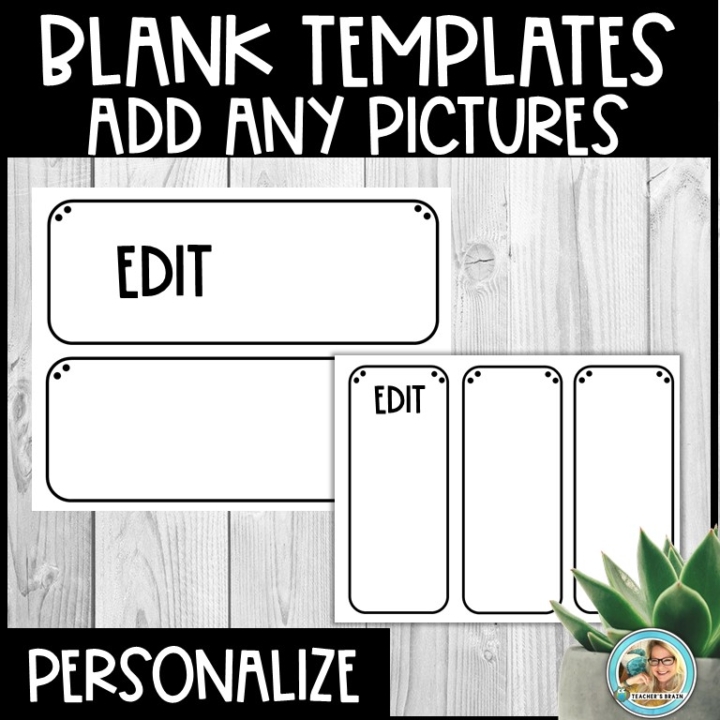 EDITABLE Birthday Chart Display Cards | Boho - Teacher's Brain