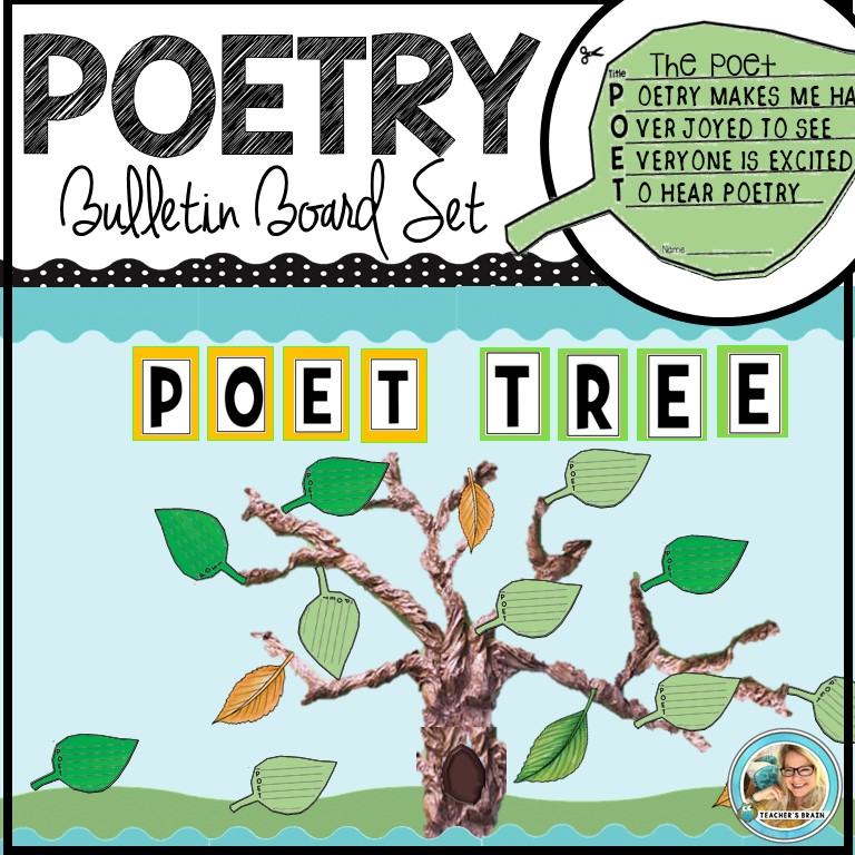 POETRY Bulletin Board Ideas | SPRING | National Poetry Month - Teacher ...