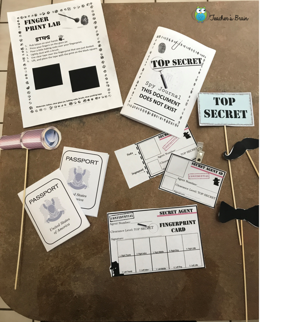 SPY CLASSROOM THEMED DAY - Teacher's Brain