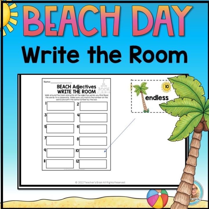 End of the Year Theme Days | BEACH DAY - Teacher's Brain