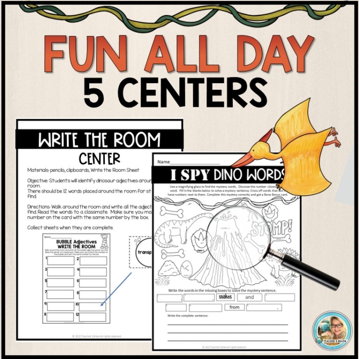 End of the Year Theme Days | DINOSAUR DAY | Paleontologist - Teacher's ...