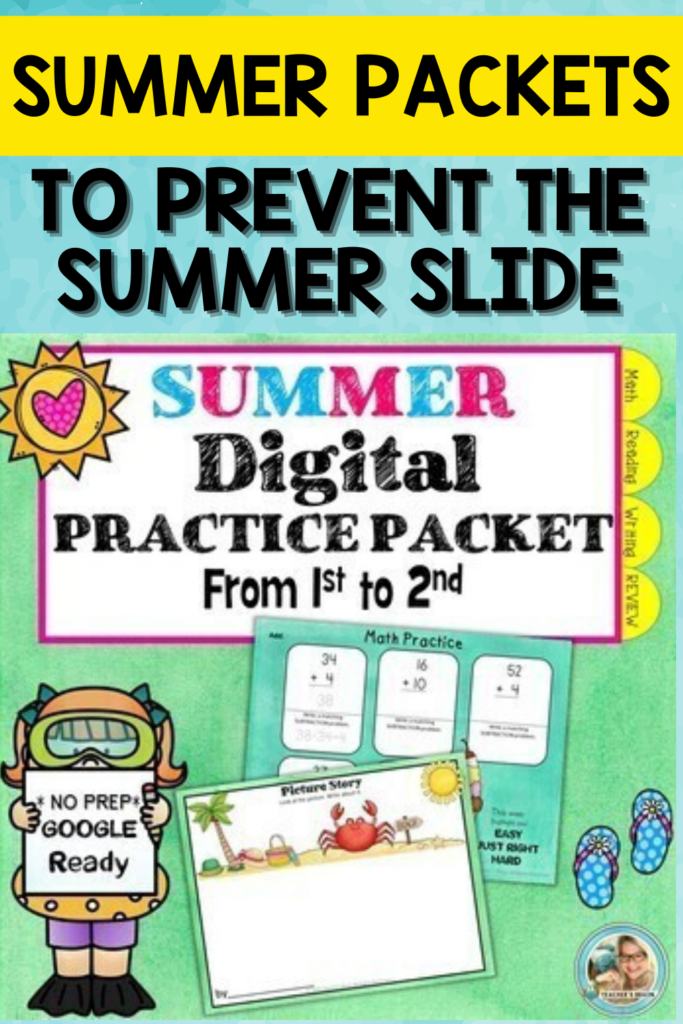 Summer Packets To Prevent The Summer Slide - Teacher's Brain