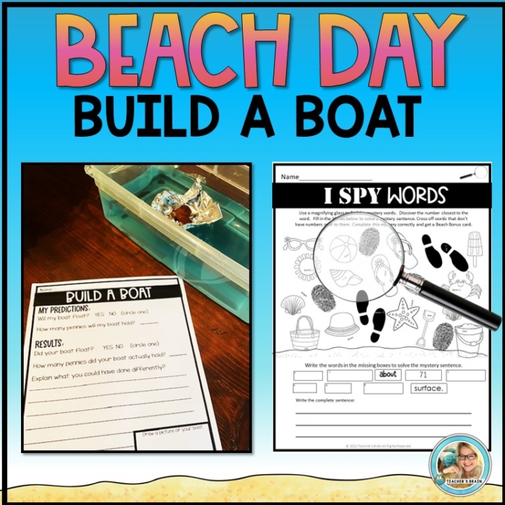 End of the Year Theme Days | BEACH DAY - Teacher's Brain