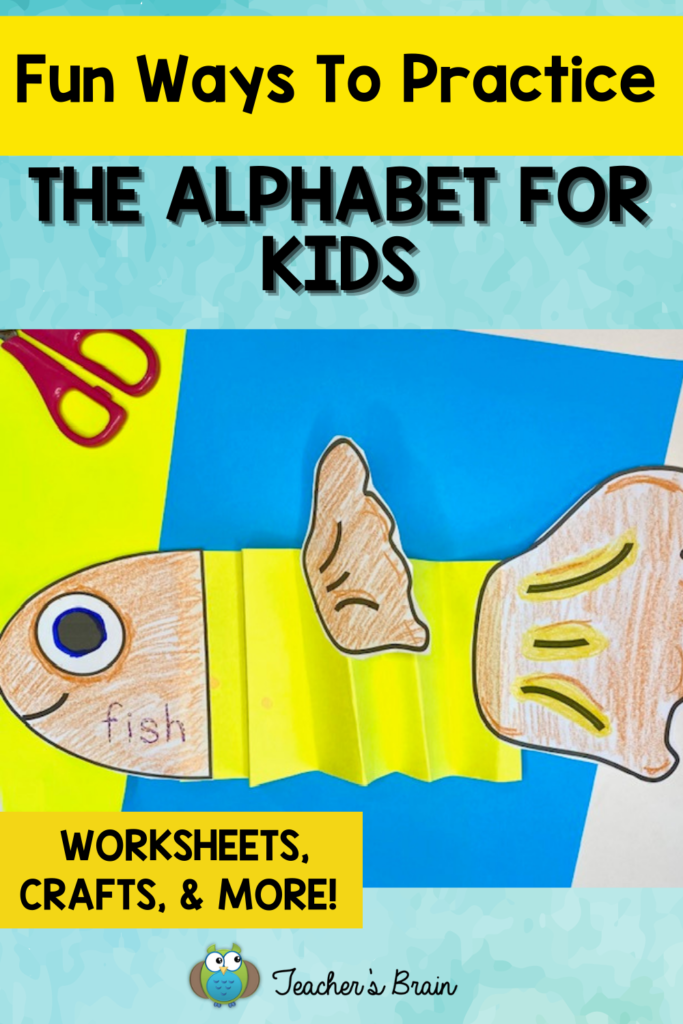 Fun Alphabet Practice Activities For Kids - Teacher's Brain