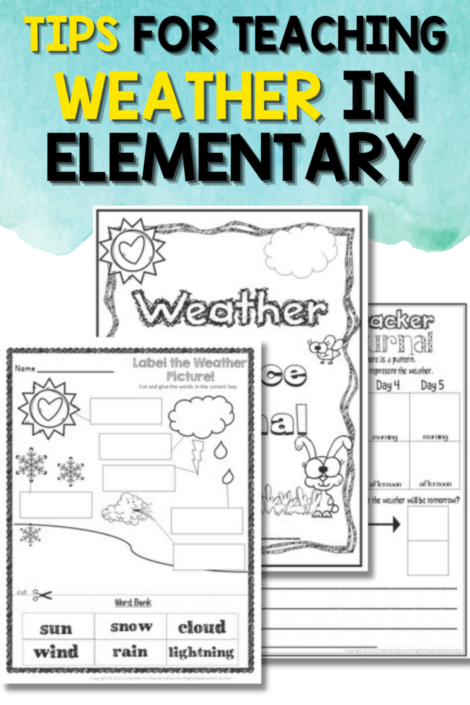 Tips For Teaching Weather Patterns In Elementary - Teacher's Brain