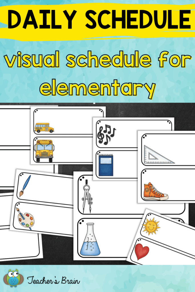Daily Visual Schedule Your Students Will LOVE - Teacher's Brain
