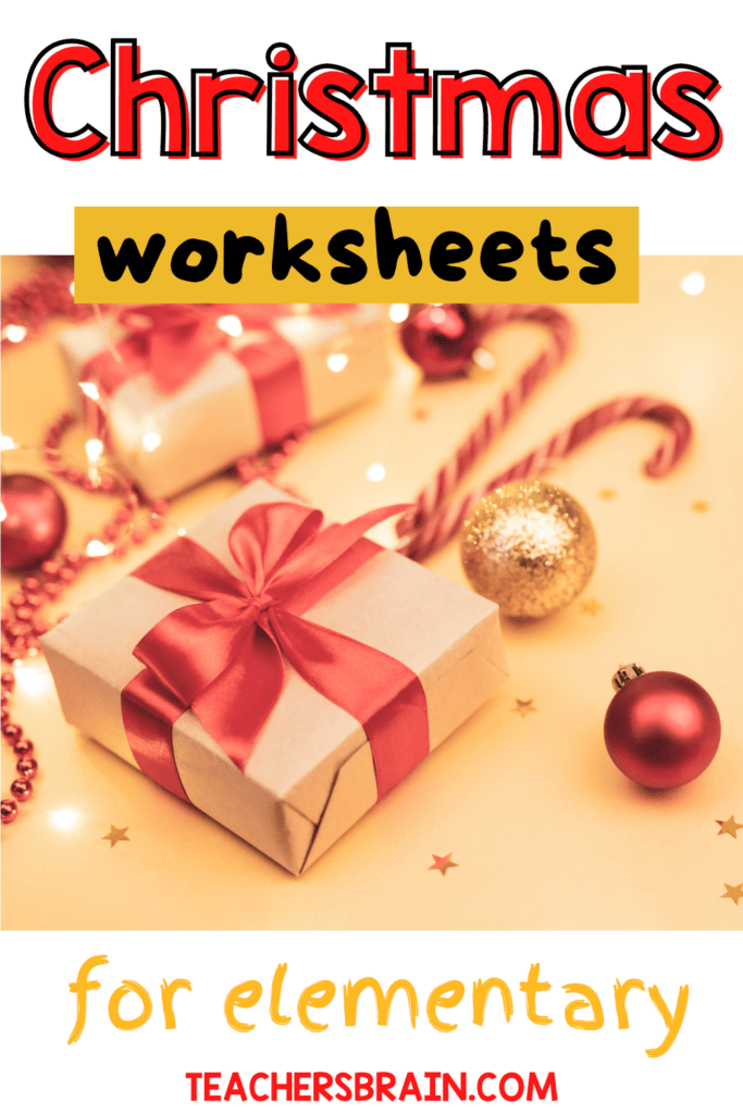 The Perfect Christmas Worksheets To Use During The Holiday Season ...