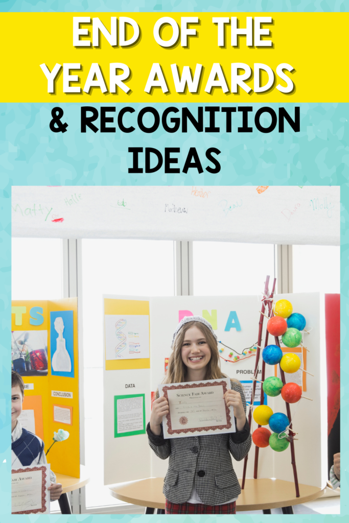 Honoring Elementary Students: End of the Year Awards and Recognition ...