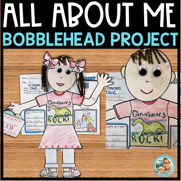 Open House Activity | All About Me Bobbleheads - Teacher's Brain
