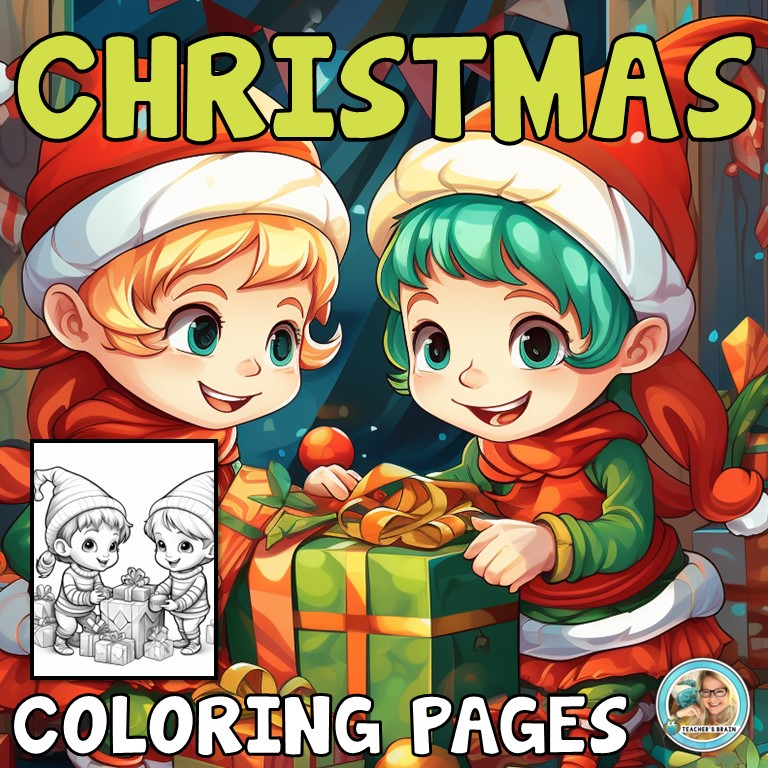 Christmas Coloring Pages | Coloring Sheets | Activities - Teacher's Brain