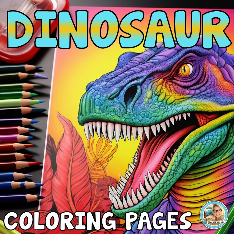 Dinosaur Coloring Pages | Coloring Sheets | Activities - Teacher's Brain