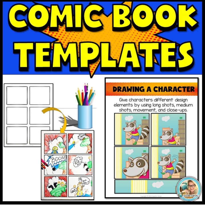 Comic Strip Templates | Blank Comic Book Pages | Lesson - Teacher's Brain