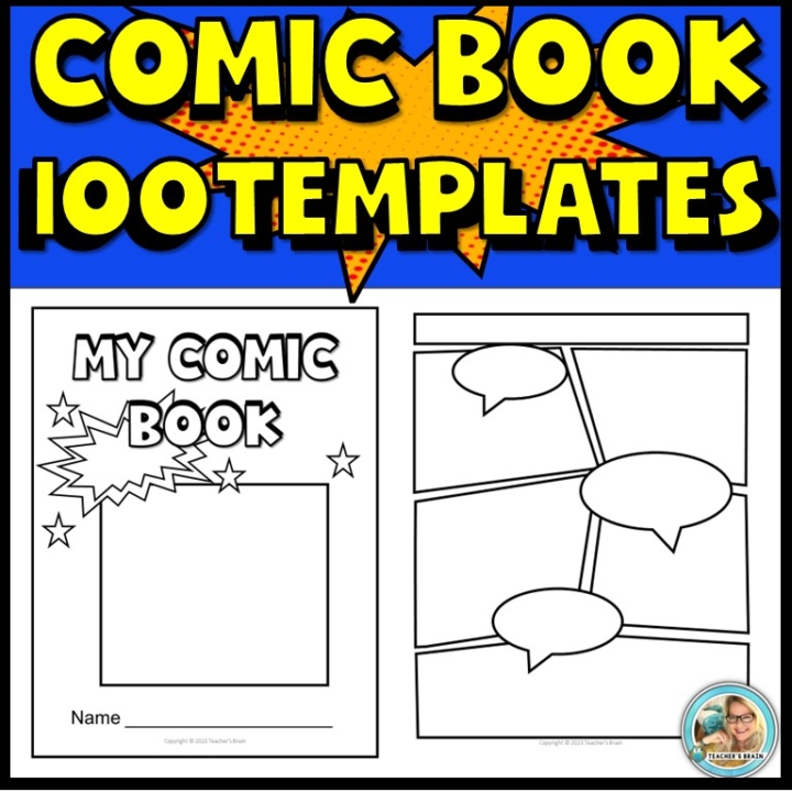 Comic Strip Templates | Blank Comic Book Pages | Lesson - Teacher's Brain