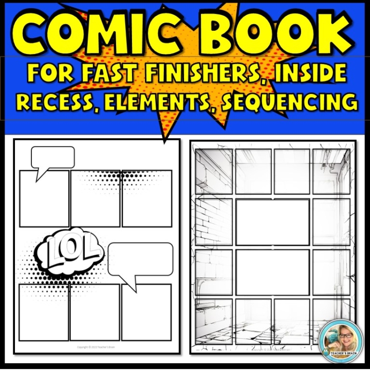 Comic Strip Templates | Blank Comic Book Pages | Lesson - Teacher's Brain
