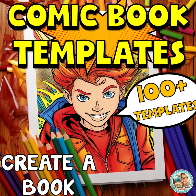 Comic Strip Templates | Blank Comic Book Pages | Lesson - Teacher's Brain