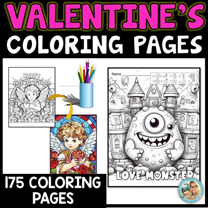 Valentines Day Coloring Pages | Hidden Pictures Coloring Sheets ...