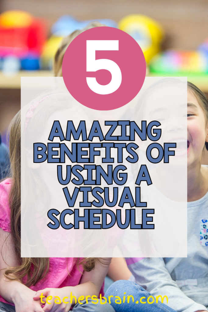 5 Benefits of Using a Visual Schedule in Kindergarten and First Grade ...