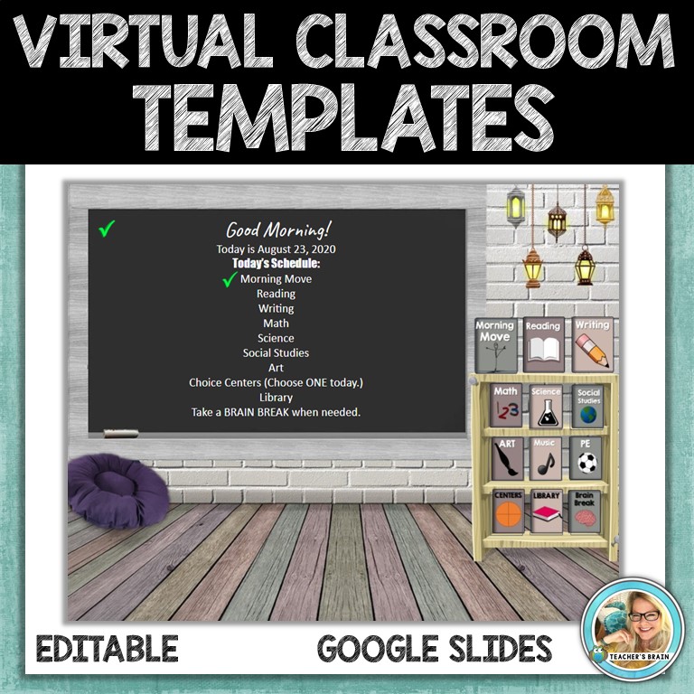 Google Slides Templates Daily Agenda | Editable - Teacher's Brain